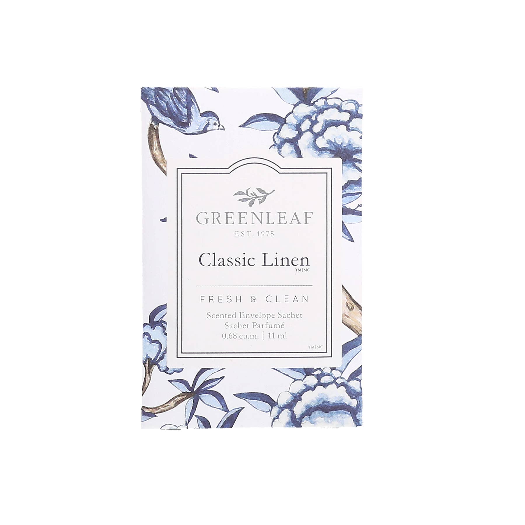 Classic Linen Small Sachet – Peach Petunia