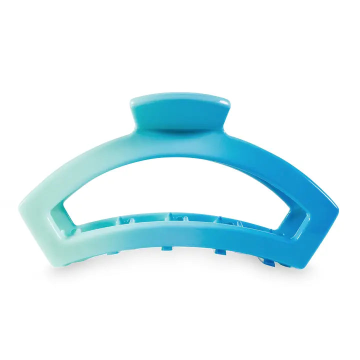 Teleties Poolside Large Open Hair Clip – Peach Petunia